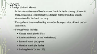 Global bond market | PPTX