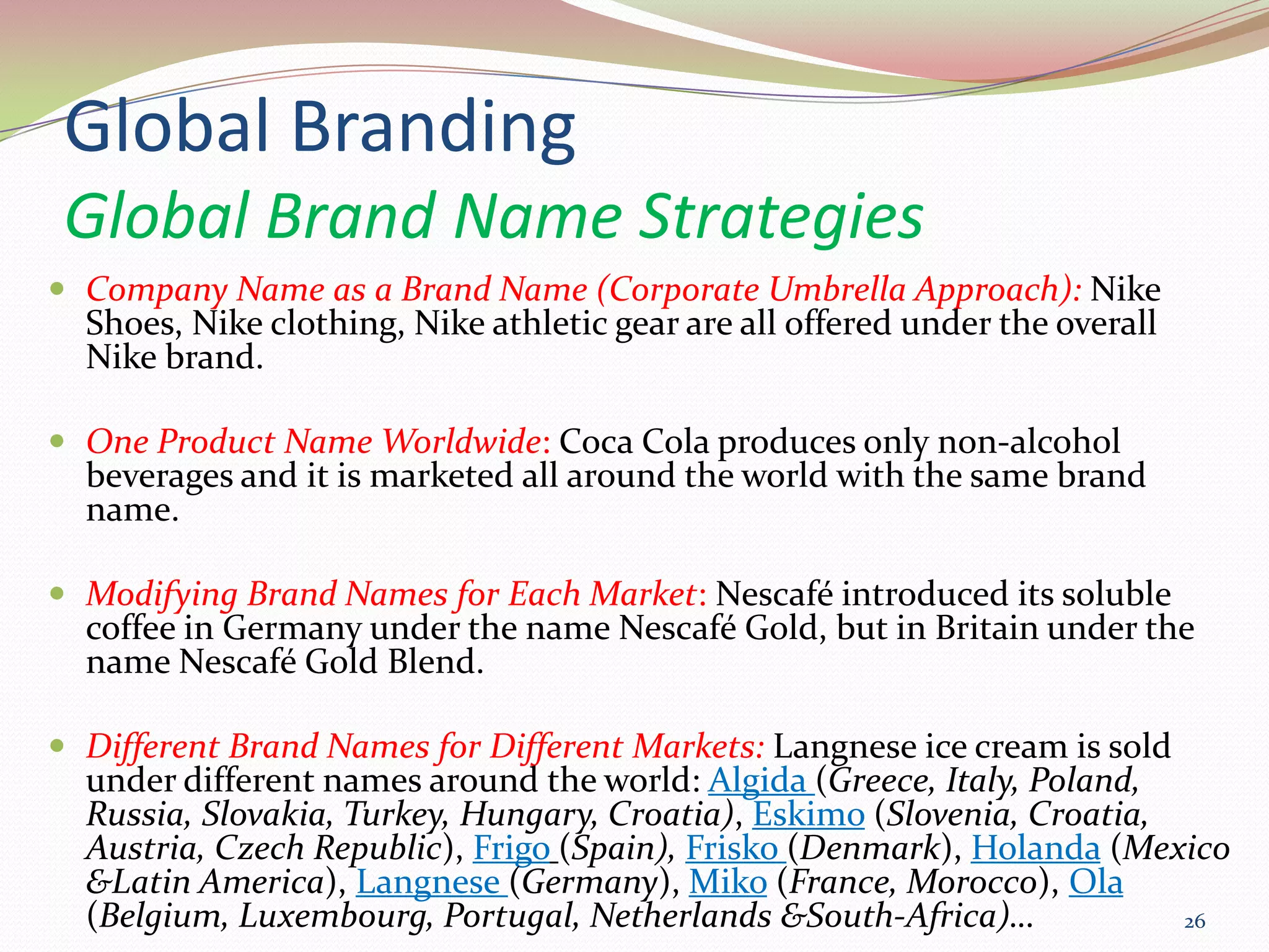 Global branding | PPTX