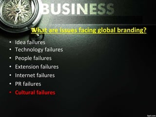 Cultural issues facing by global brands | PPTX