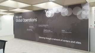 Global branding wall garphics for internal customers | PDF