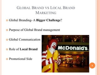 Global brands vs local brands | PPTX