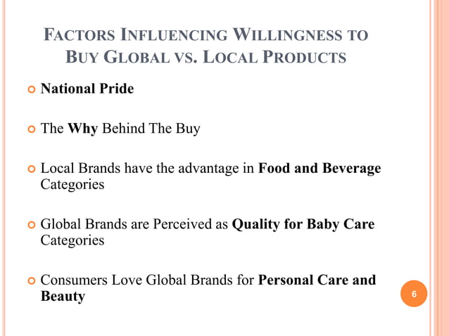 Global brands vs local brands | PPTX