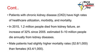 Global burden of CKD | PPTX