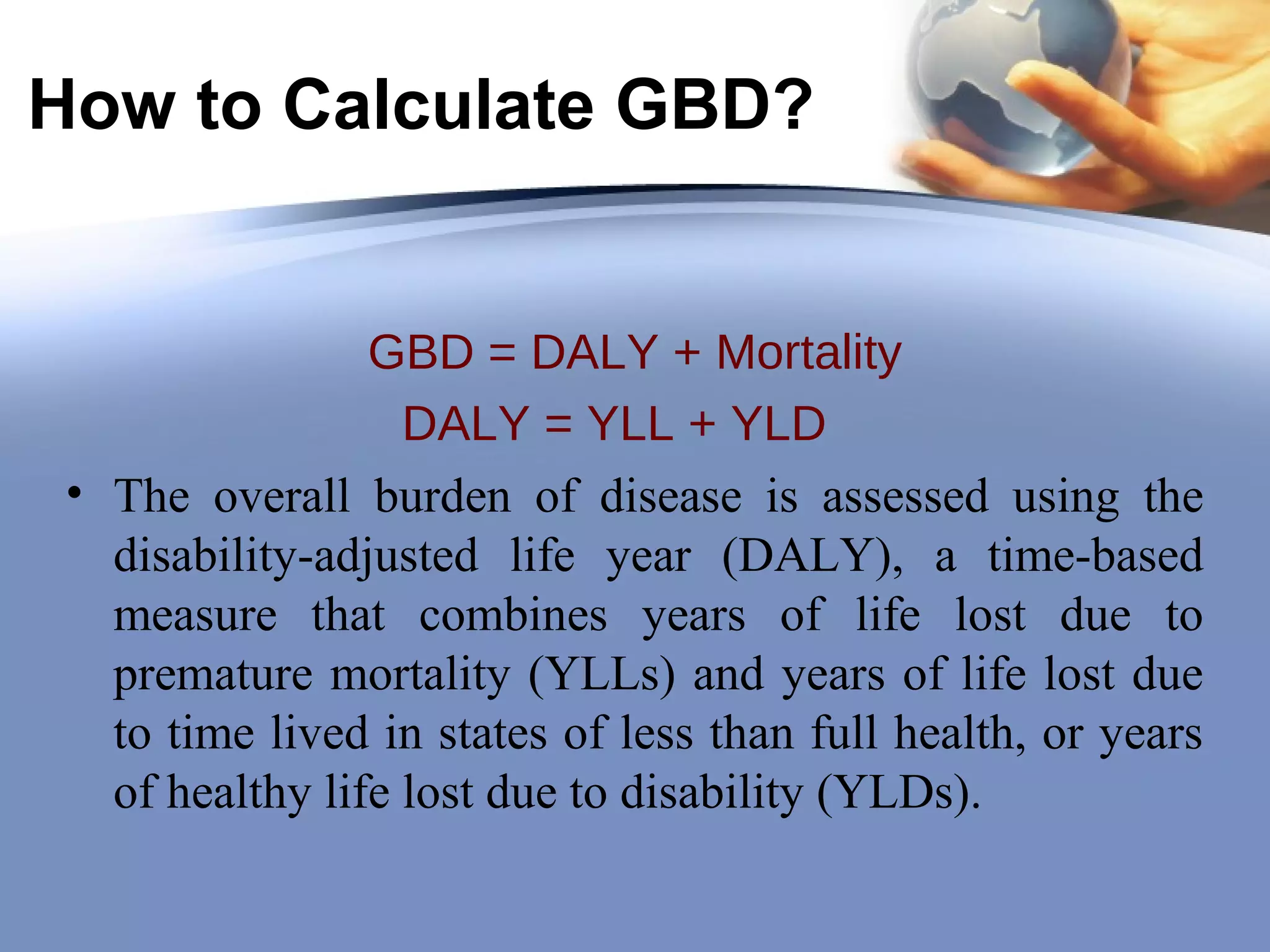Global burden of disease & International Health Regulation | PPT