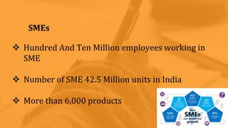 Micro Small and Medium Enterprise - Problems and Prospects in India | PPTX
