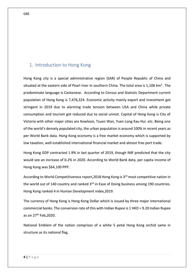 Global business environment | PDF