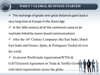 Global business management | PPTX