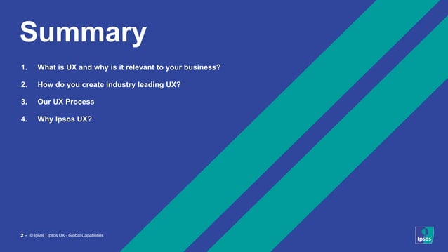 Ipsos UX - Global Capability Deck | PPT