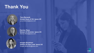 Ipsos UX - Global Capability Deck | PPT