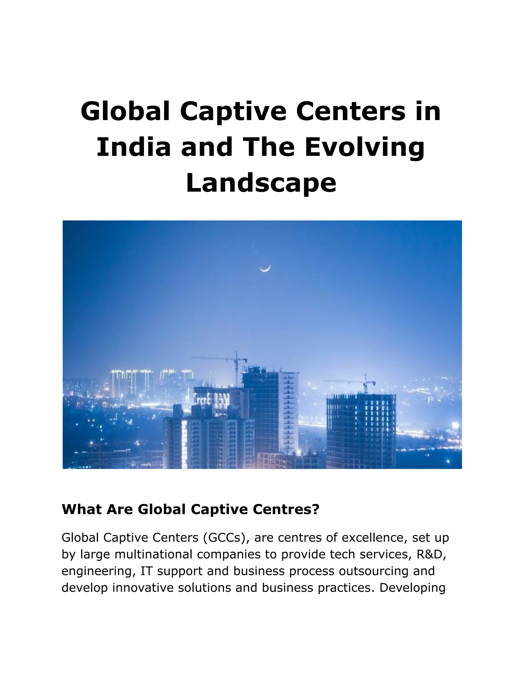 Global Captive Centers in India and The Evolving Landscape.pdf