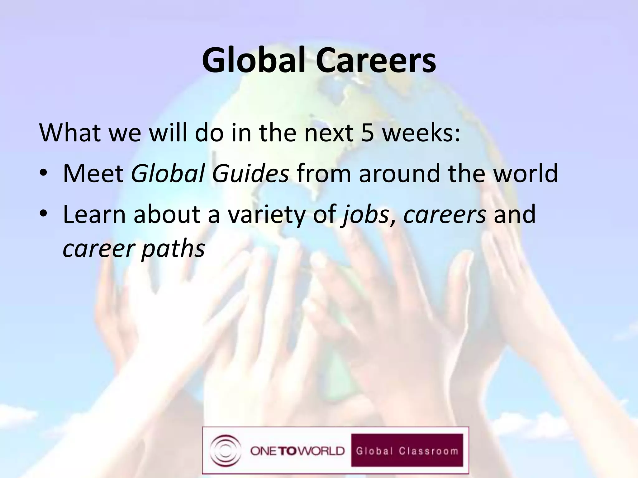 Introduction to Global Careers | PPT