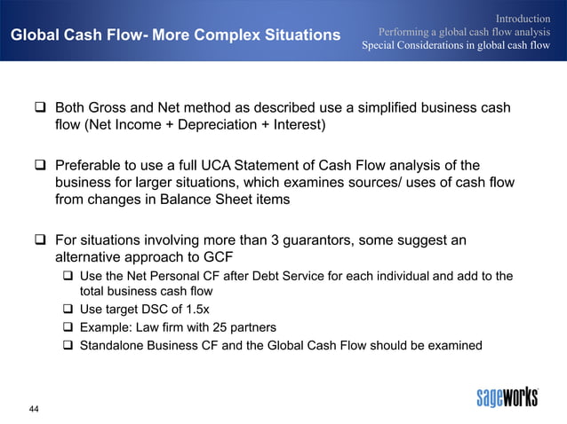 Global Cash Flow Analysis: What, When, Why and How | PPT