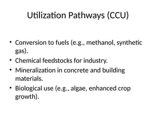 Carbon capture and storage aims to prevent CO2 emissions from large ...