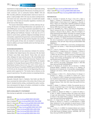 Ten golden rules for reforestation to optimize carbon sequestration ...