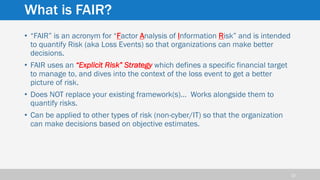 Introduction to FAIR Risk Methodology – Global CISO Forum 2019 – Donna ...