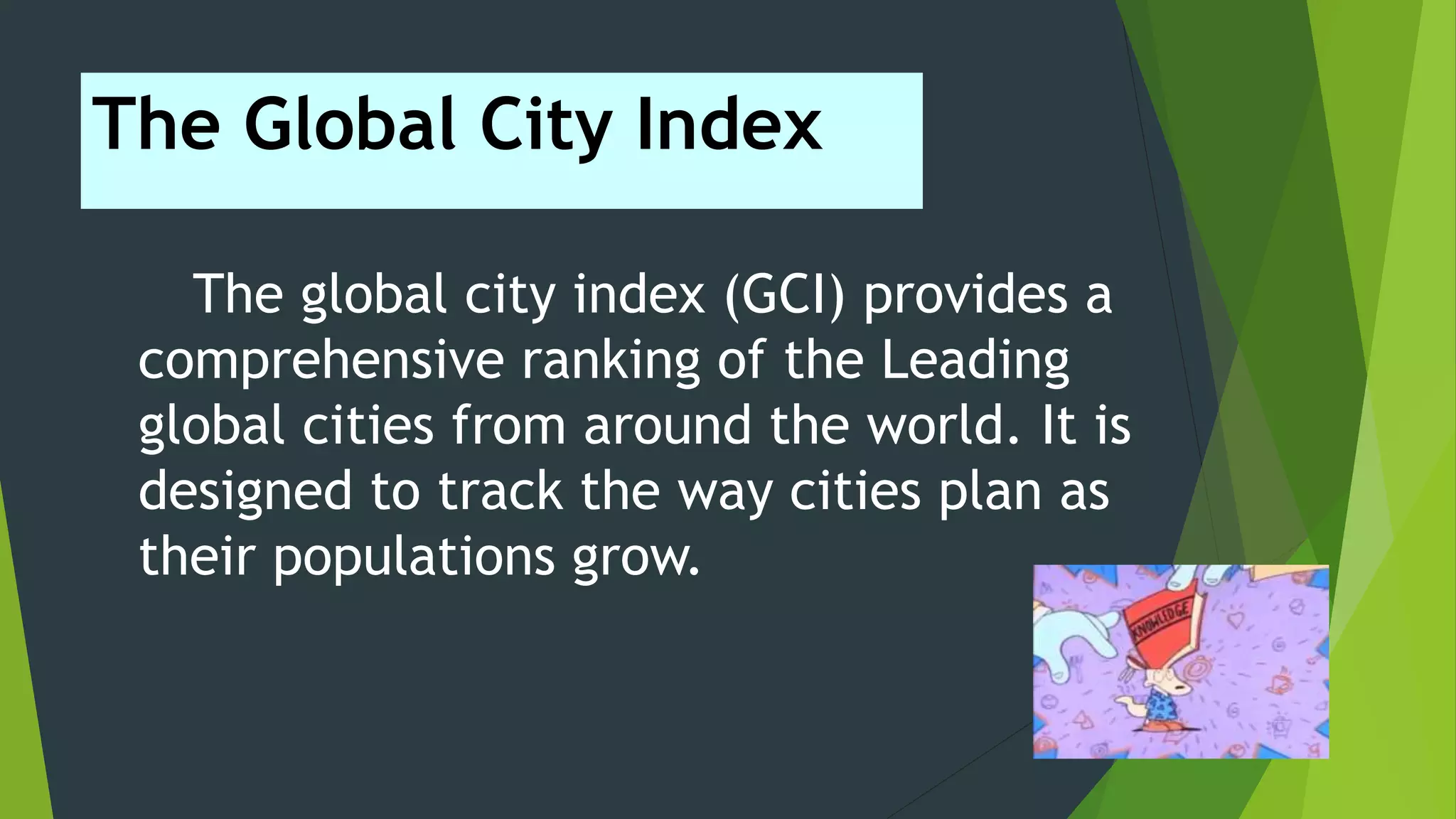 Global cities | PPTX