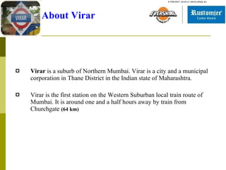 Global City, Virar – A dream come true! | PPT | Power and Energy ...