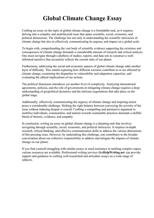 Global Climate Change Essay.pdf