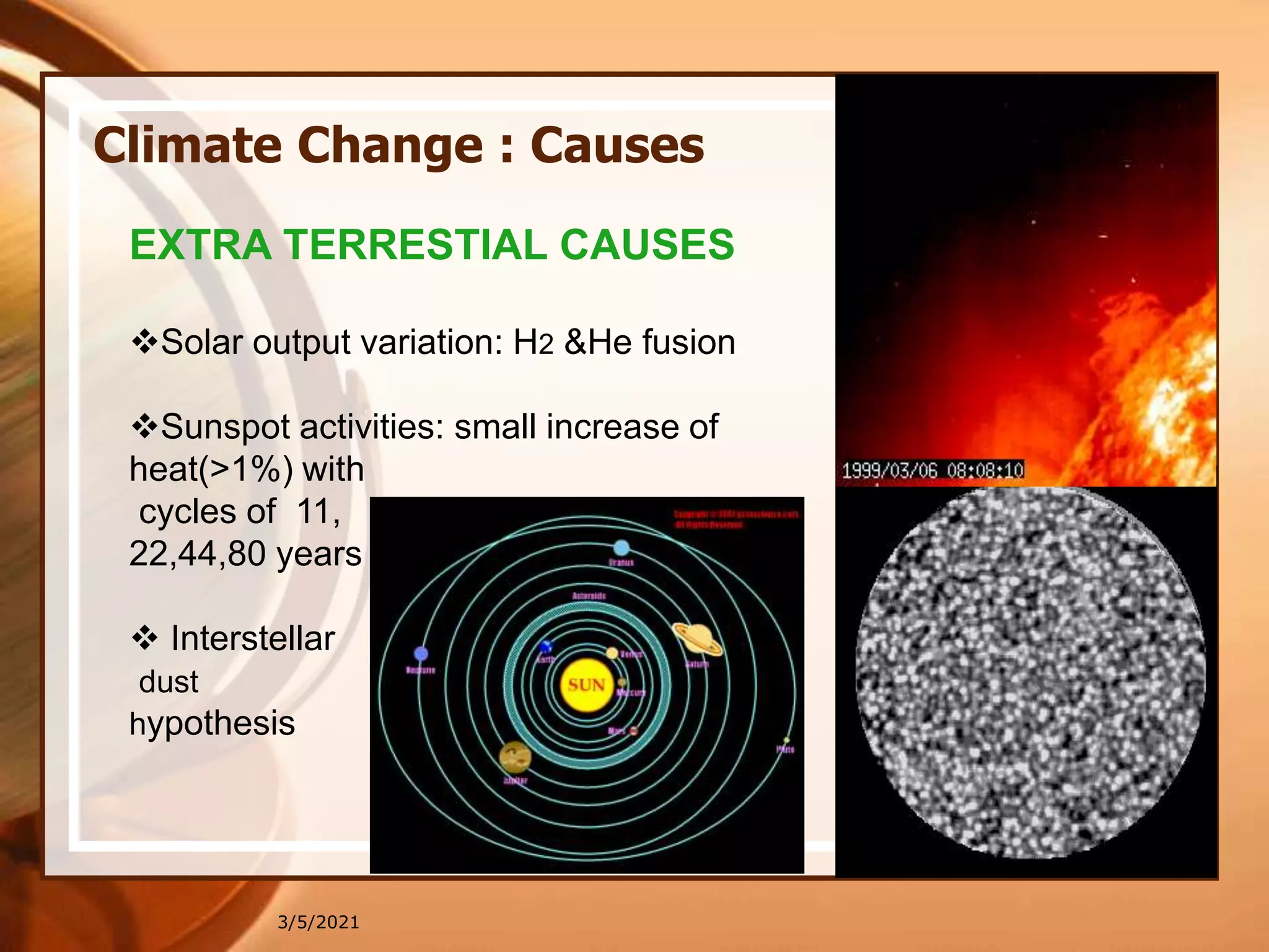 Global climate change phenomena, impacts and adaptations | PPT