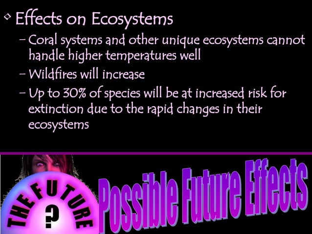global climate change presentation on greenhouse effect | PPT