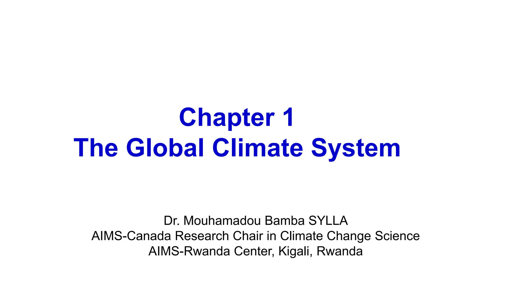 Global Climate System power point presentation | PPTX