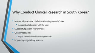 Global Clinical Research - South Korea | PPT