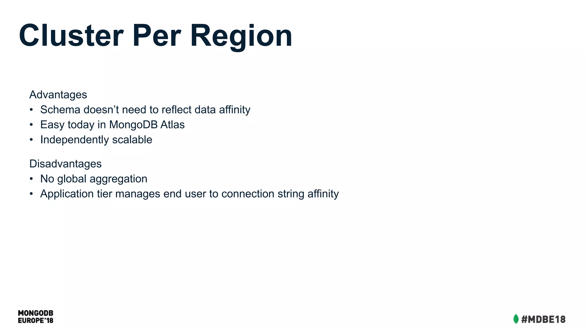 Global Cluster Topologies in MongoDB Atlas - Andrew Davidson | PPTX ...