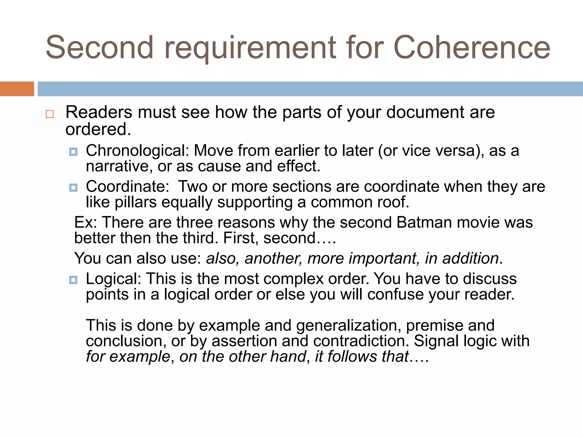 Global coherence | PPTX
