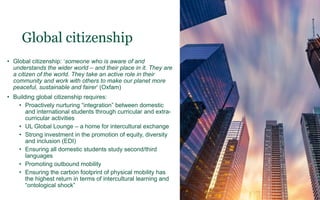 Global collaborations in higher education for achieving Sustainable ...