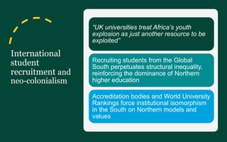 Global collaborations in higher education for achieving Sustainable ...