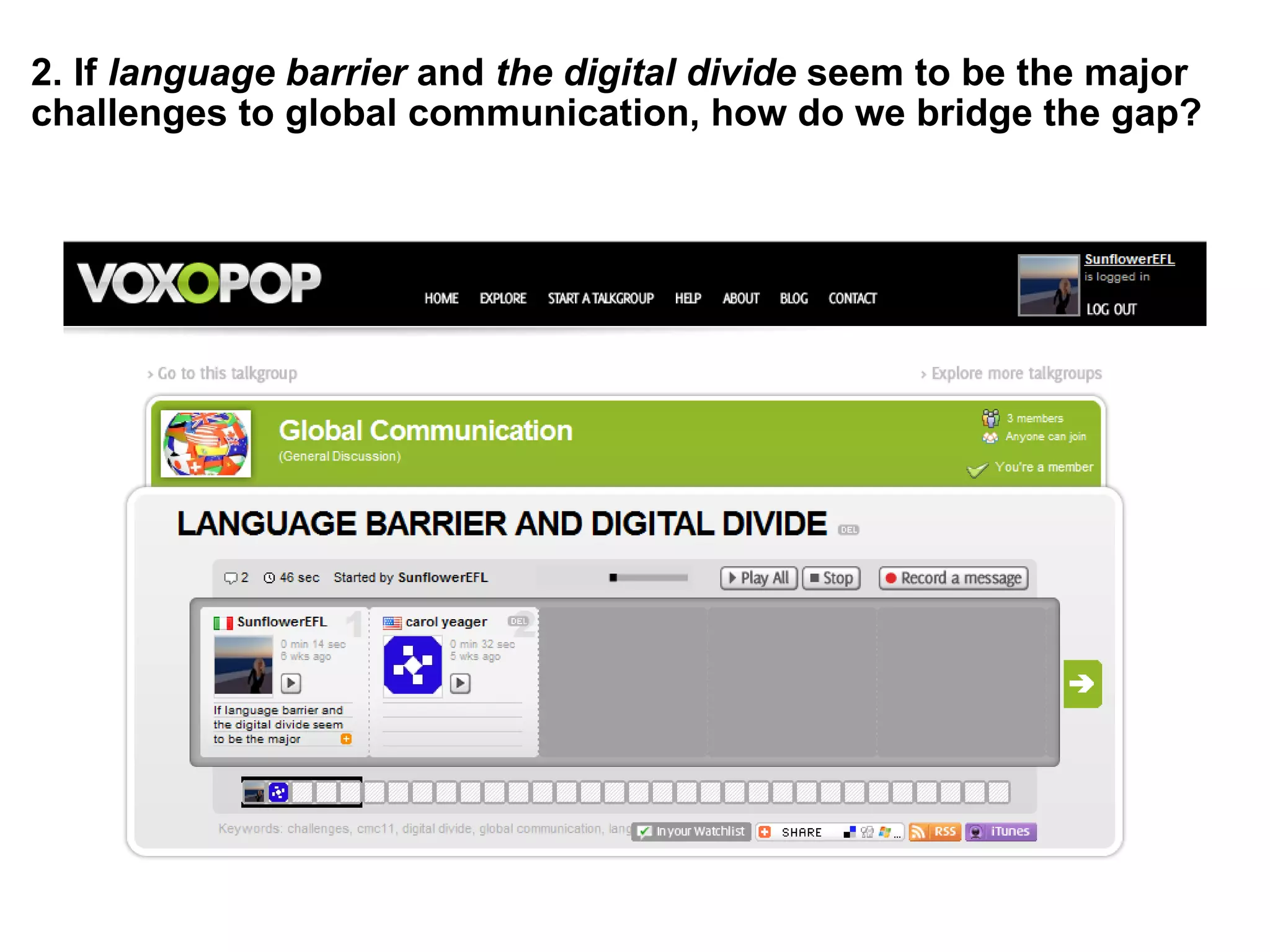 Global communication | PPT