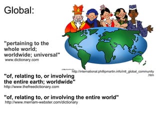Global communication | PPT