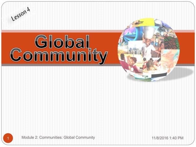 Global community | PPTX