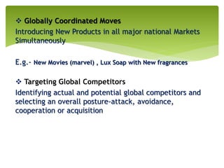 Global competitors | PPTX | Large Business | Business