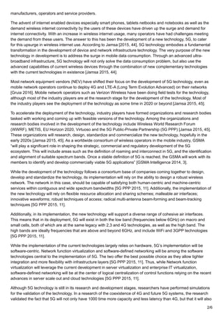 Globalcompose.com sample essay paper on 5 g fifth generation | PDF