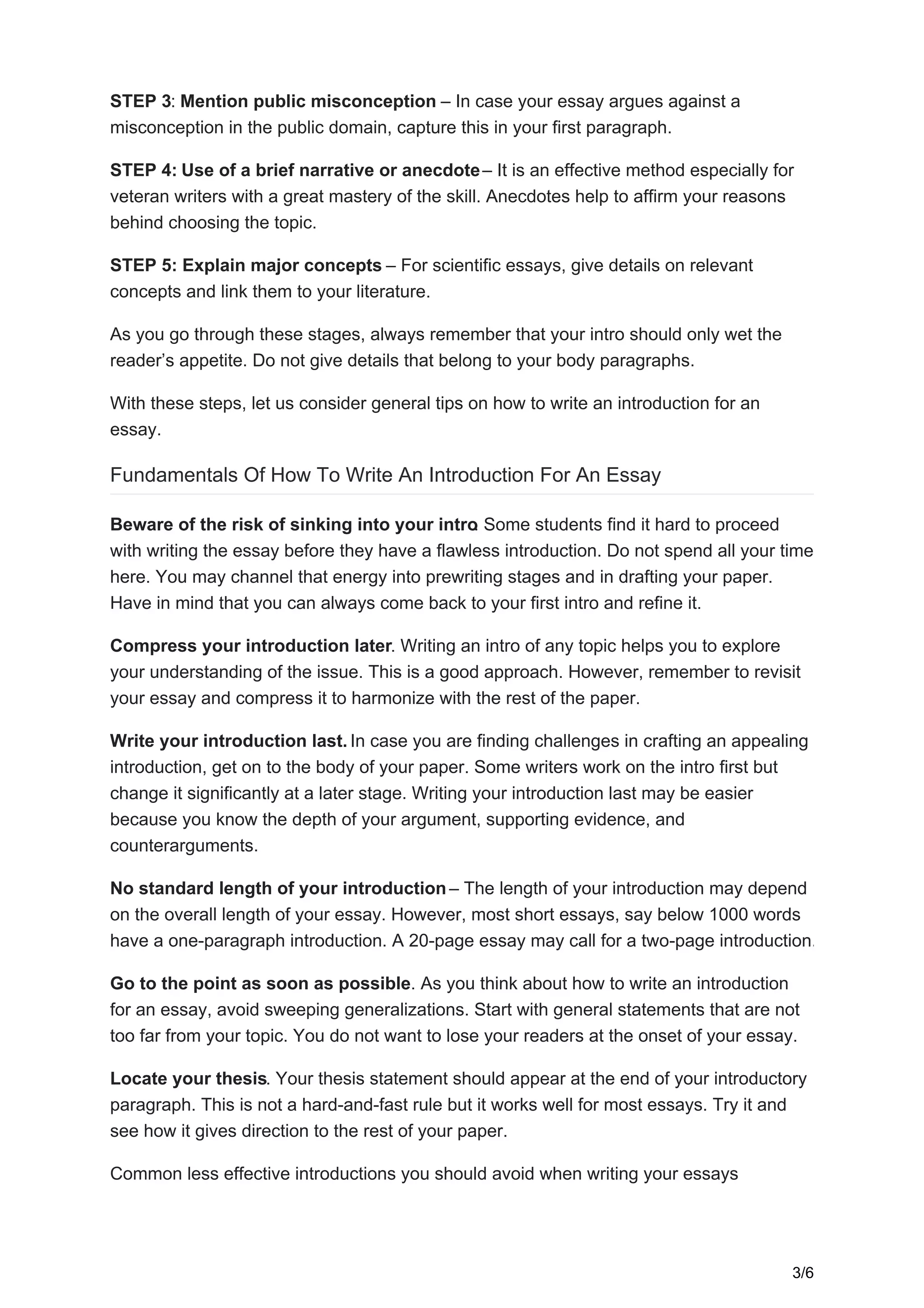 Globalcompose.com how to write an introduction for an essay | PDF