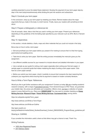 Globalcompose.com how to write a term paper | PDF