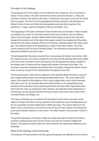 Globalcompose.com sample research on paper the geology of virginia | PDF