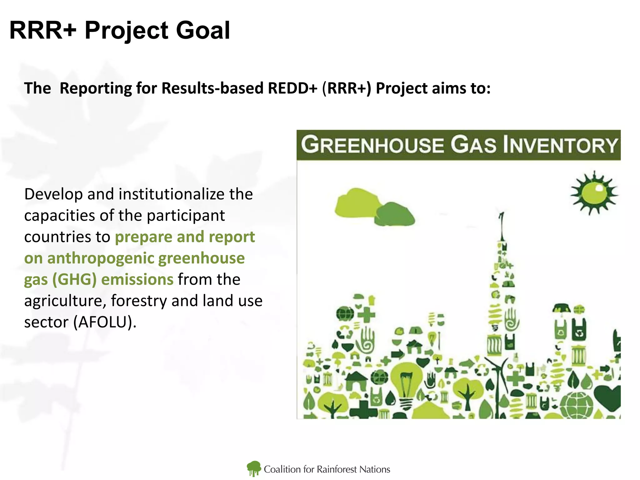 Global conference 2018 RRR+ project update | PPT