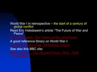 Global Conflict, Part I (1).ppt