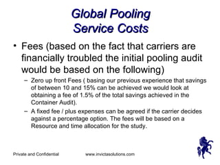 Global Container Pooling Sept 2009 | PPT