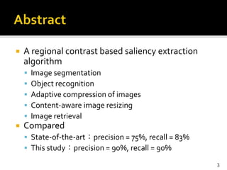 Global contrast based salient region detection | PPT