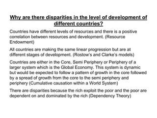 Global core and periphery | PPTX