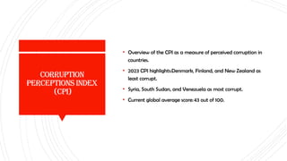 Corruption Across Borders: A Global Perspective | PPTX