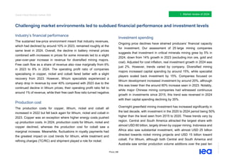 IEA Global Critical Minerals Outlook2025. | PDF