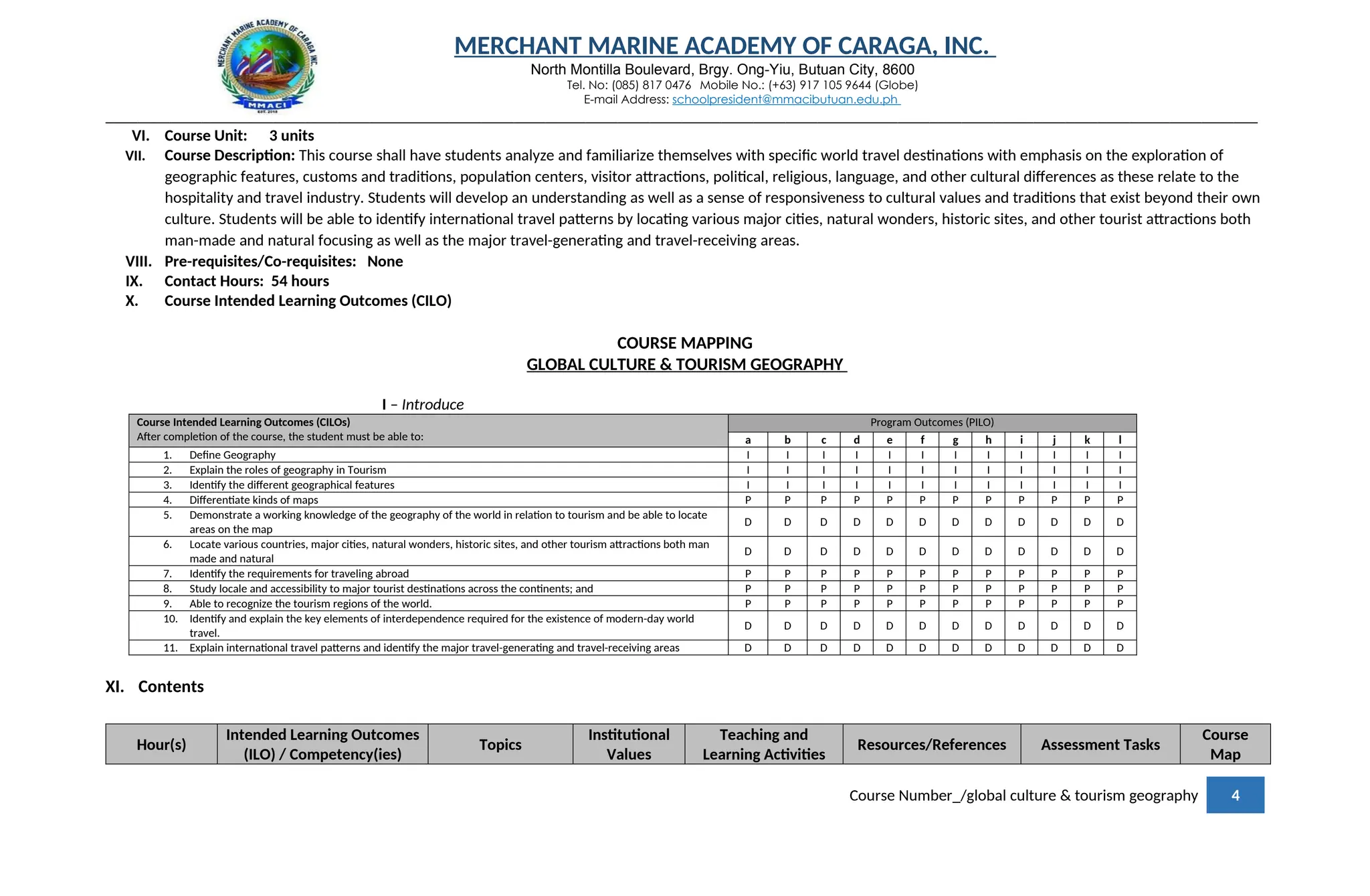 Global Culture GEOGRAPHY SAMPLE DOCUMENTS | DOCX