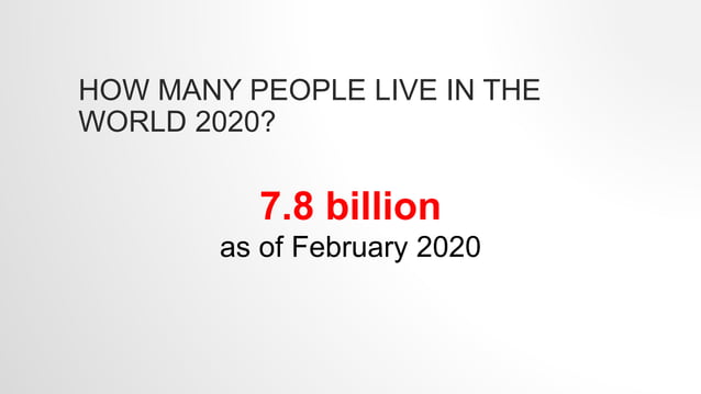Global Demography | PPTX | Geography | Science