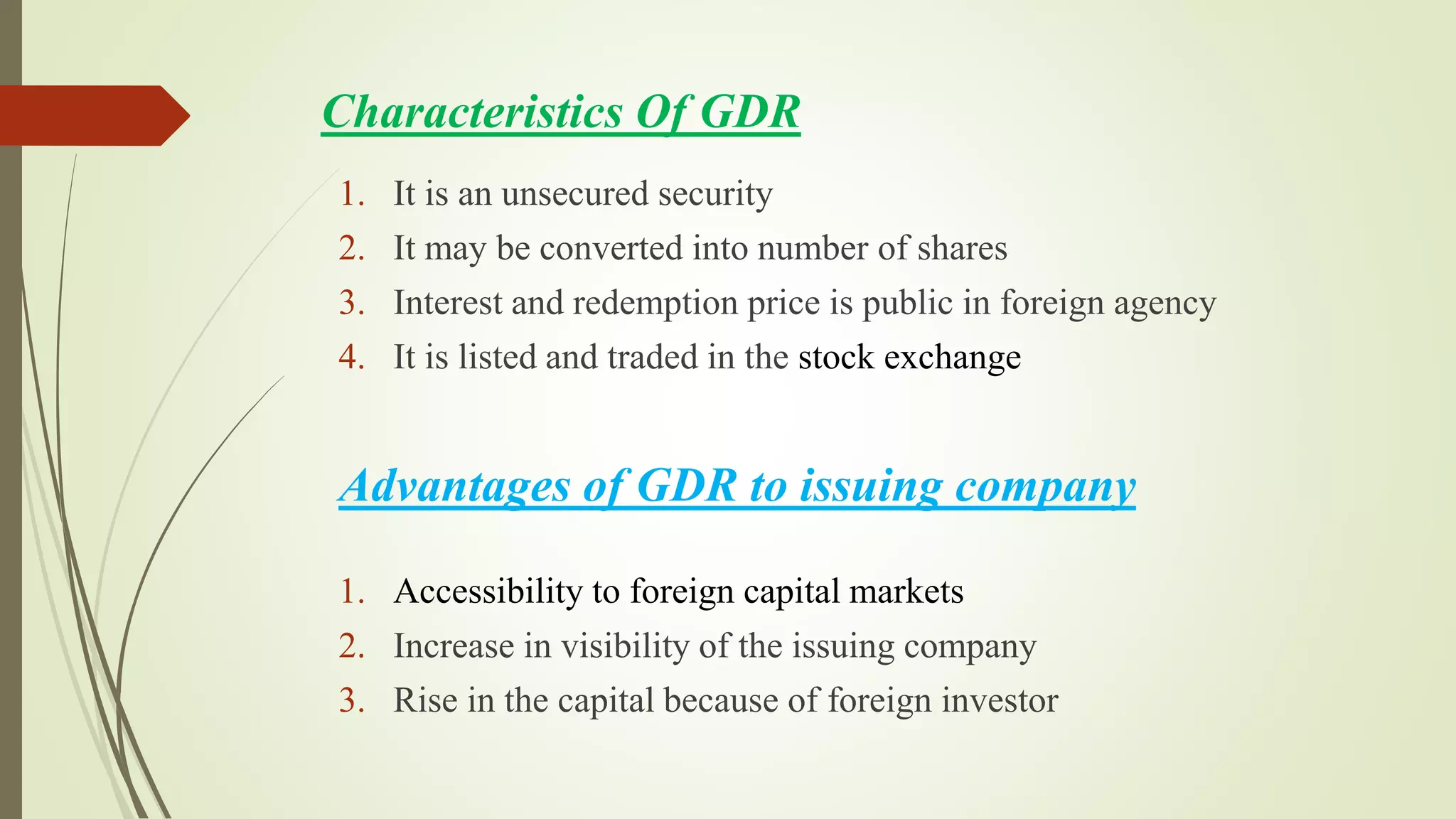 Global depository receipt (gdr) | PPTX
