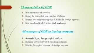 Global depository receipt (gdr) | PPTX