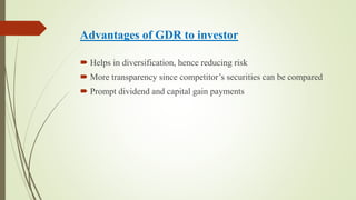 Global depository receipt (gdr) | PPTX